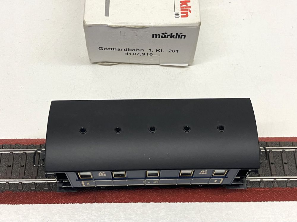 märklin 4107.910: Personenwagen A2 Gotthardbahn 1.KL 202 (Gebraucht) in Thun für CHF 49 – mit ...