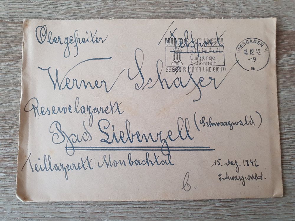 Feldpost Brief mit Inhalt WW2 1942 (Gebraucht) in Basel für CHF 1.3 ...