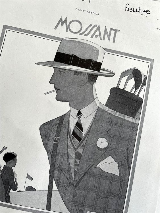Mossant Hüte - 3 alte Werbungen / Publicités 1930/31 | Kaufen auf Ricardo