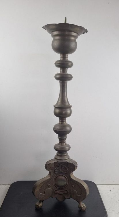 Riesiger Altar Kerzenständer Zinn antik (Gebraucht) in Flums für CHF 49 ...