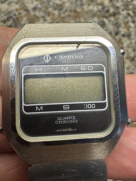 Candino Quartz Chrono Vintage, Edelstahl - Rarität! (Gebraucht) in ...