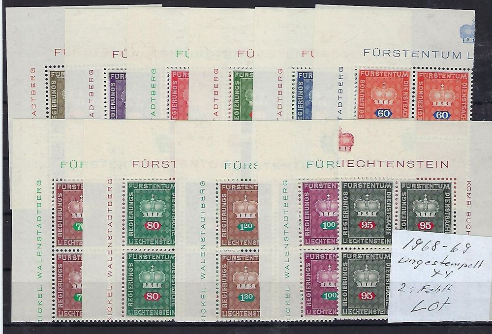 1969 Liechtenstein Viererblocks 11835 | Kaufen auf Ricardo