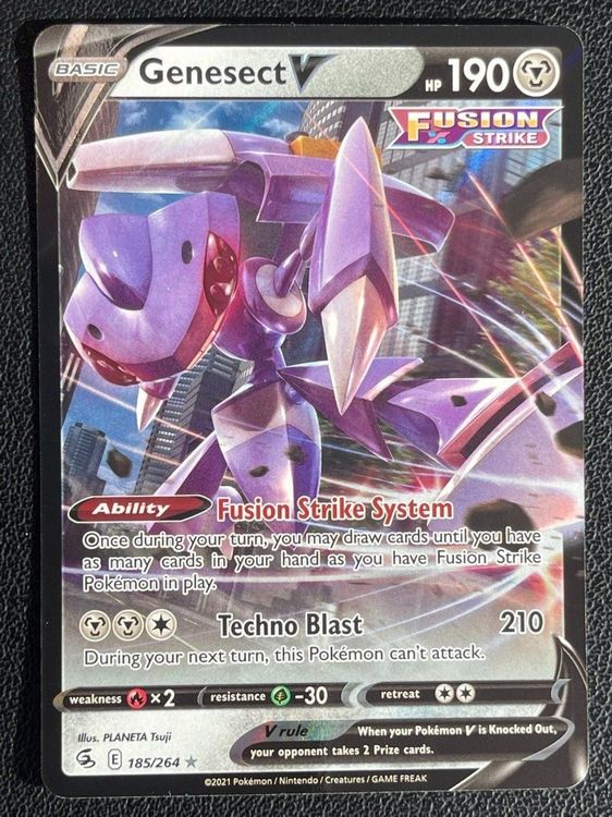 Gensect V 185/264 Ultra Rare Pokémon Fusion Strike | Kaufen auf Ricardo