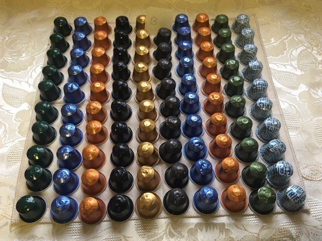 100 leere Nespresso Kapseln z. basteln | Kaufen auf Ricardo