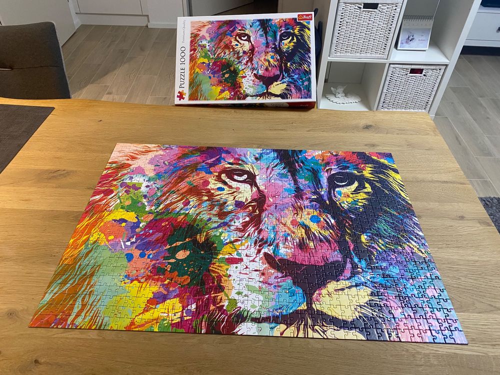 Puzzle Löwe 1000 Teile (Gebraucht) in Laupersdorf für CHF 6 – mit Lieferung auf Ricardo kaufen