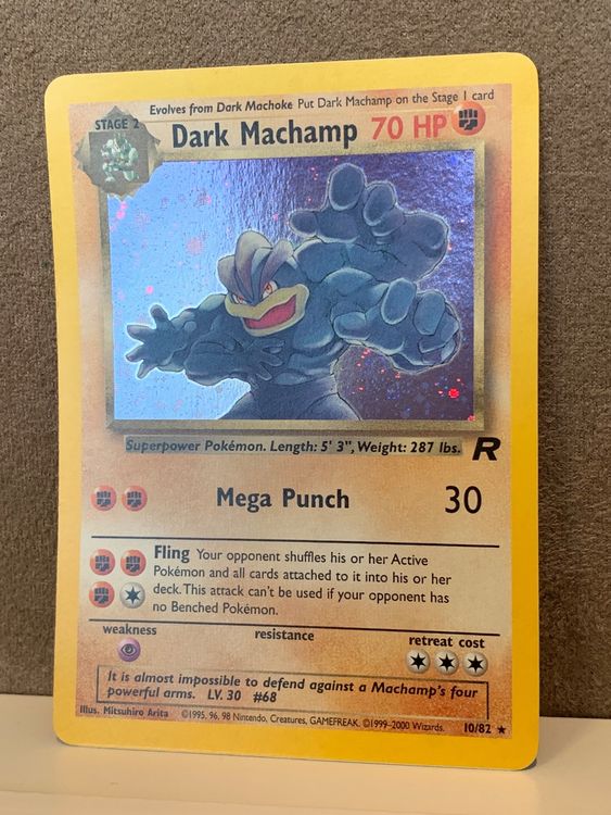 10/82 Dark Machamp Holo ENG Pokemon Team Rocket | Kaufen auf Ricardo