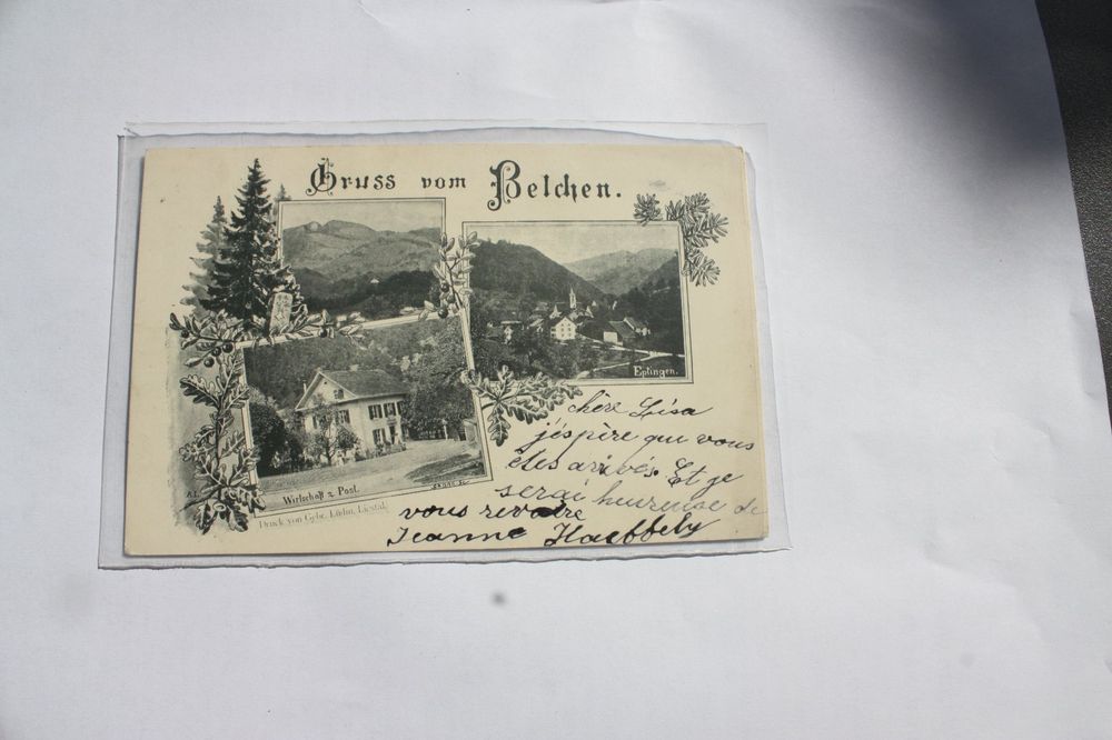 Postkarte Gruss vom Belchen | Kaufen auf Ricardo
