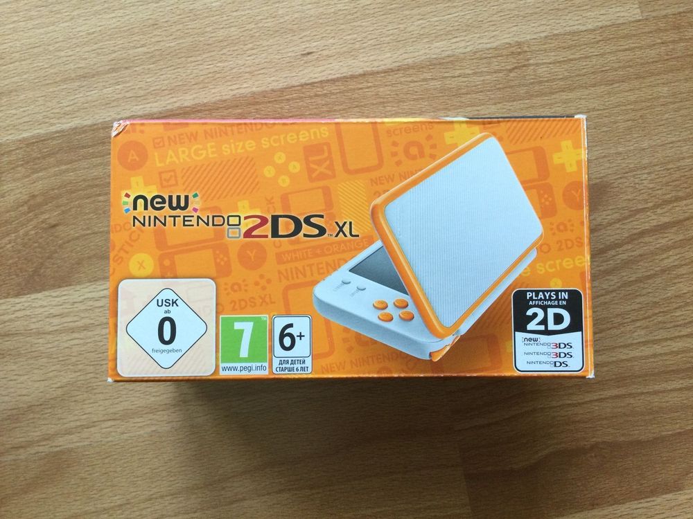 New Nintendo 2DS XL Orange Edition wie NEU (Neu (gemäss Beschreibung ...