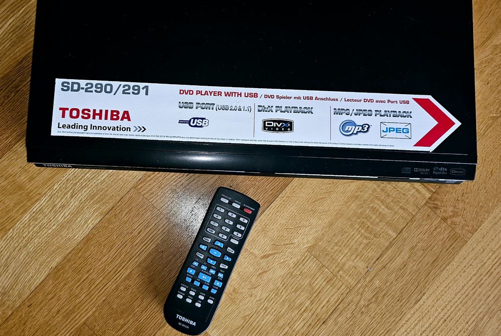 Toshiba DVD-Player mit Fernbedienung & mit USB 💥wie neu!📌 (Neu (gemäss ...