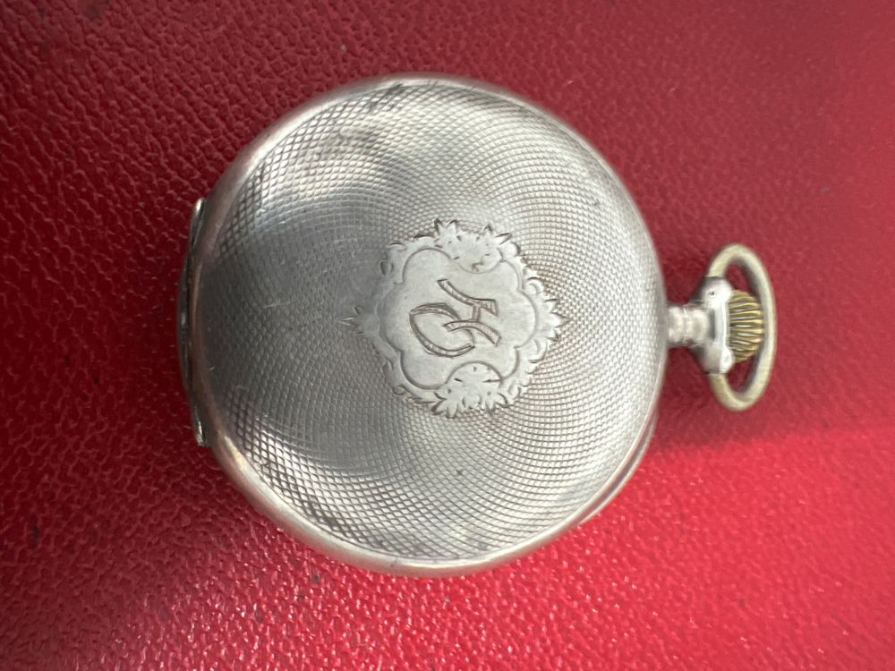 Omega Taschenuhr echt Silber 49 mm (2) | Kaufen auf Ricardo