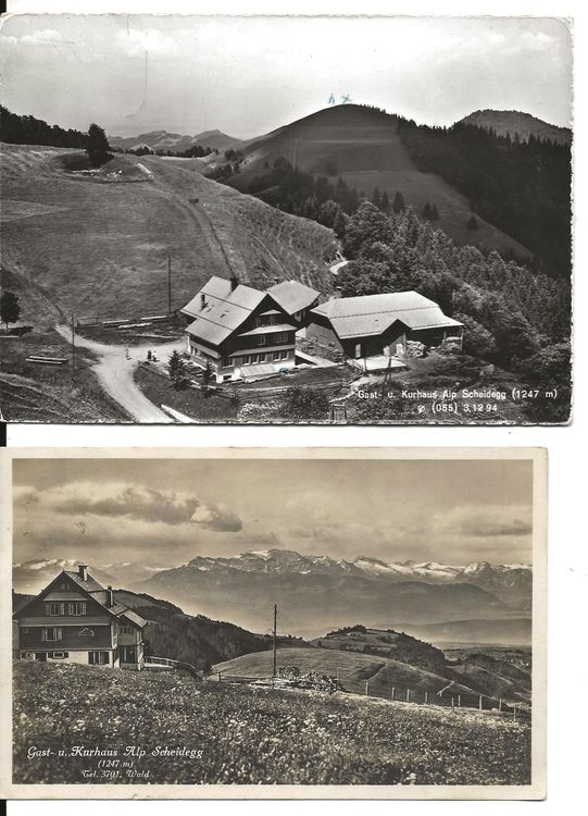 Wald ZH Gasthof Alp Scheidegg 2 AK 1928 (Neu (gemäss Beschreibung)) in Ennetmoos für CHF 9 – mit ...