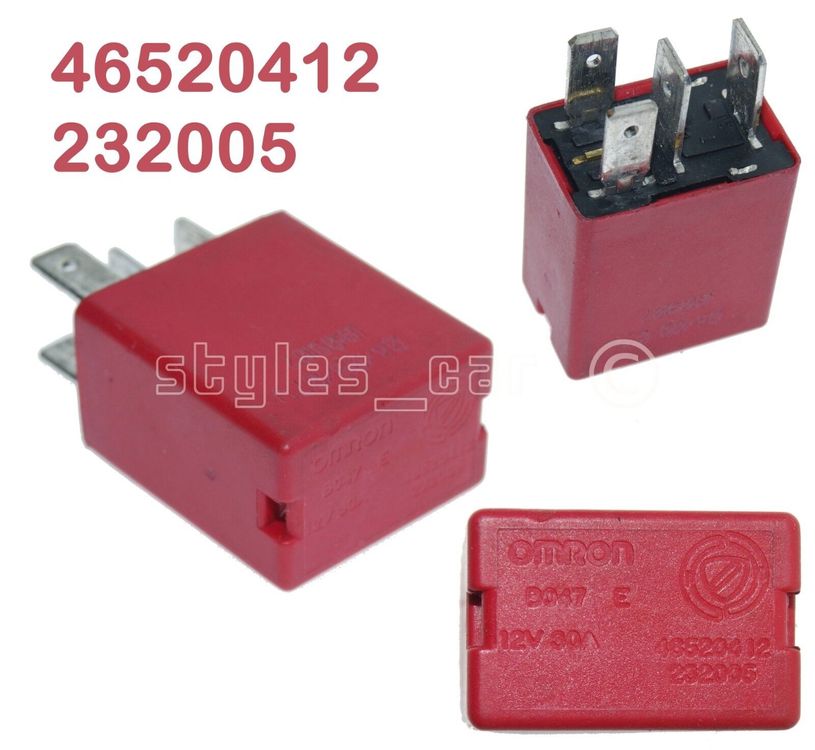 Fiat Alfa Lancia Multi Use 4-Pin Red Relay | Kaufen auf Ricardo
