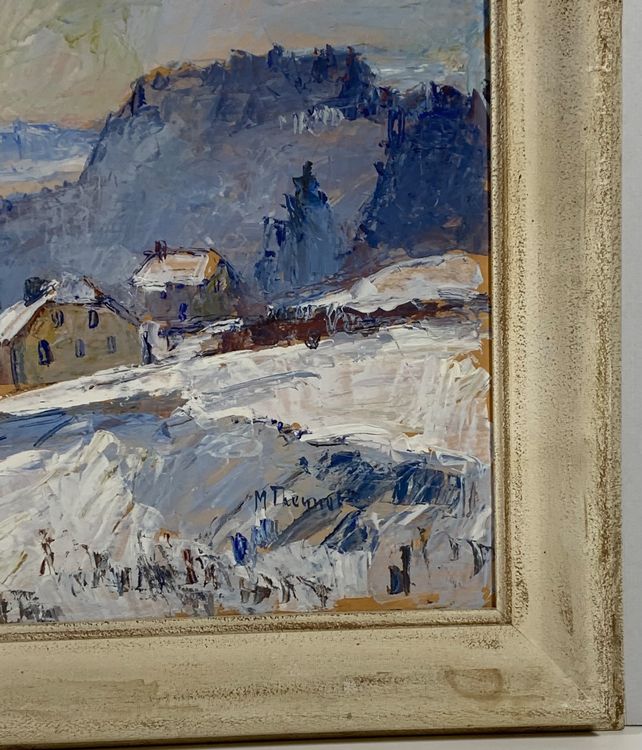 Max Robert Theynet (1875-1949) Gemälde-Winterlandschaft (Gebraucht) in ...