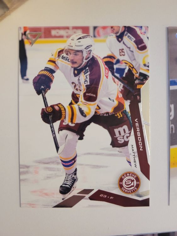 2025/26 HC Genf-Servette Matthew Verboon Base (Gebraucht) in Bauma für ...