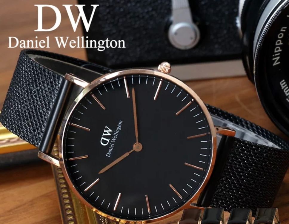 DANIEL WELLINGTON ARMBAND-UHR STAHL SCHWARZ | Kaufen auf Ricardo