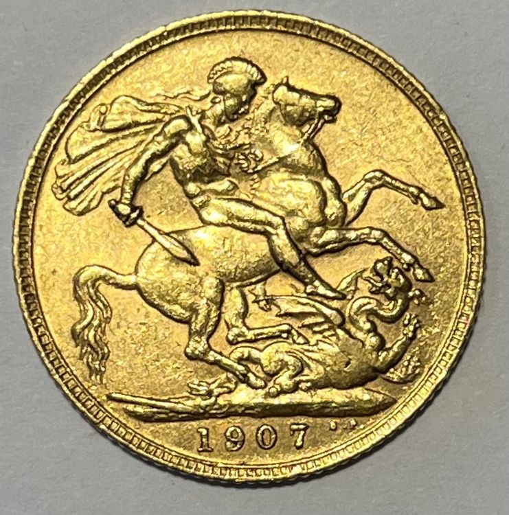 Pièce 1 souverain or - Edward VII Australie (Gebraucht) in Villars-sur ...
