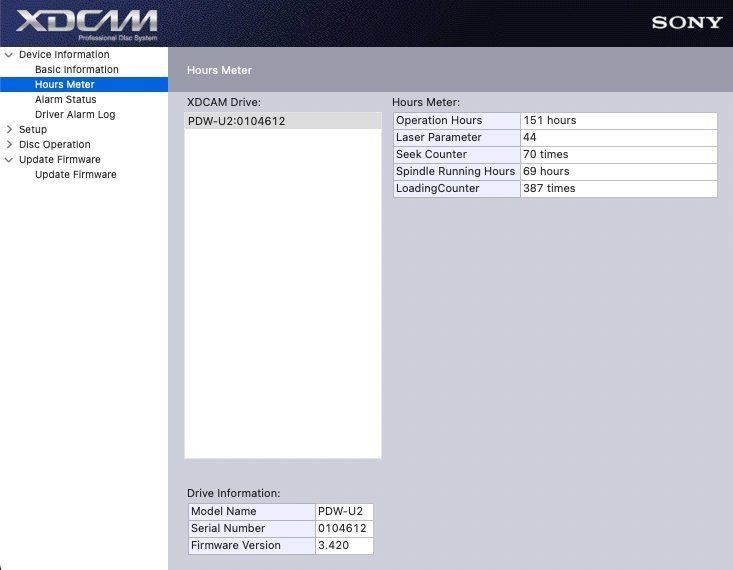 Sony PDW-U2 XDCAM Laufwerk für Professional Disc mit USB 3.0 | Kaufen ...