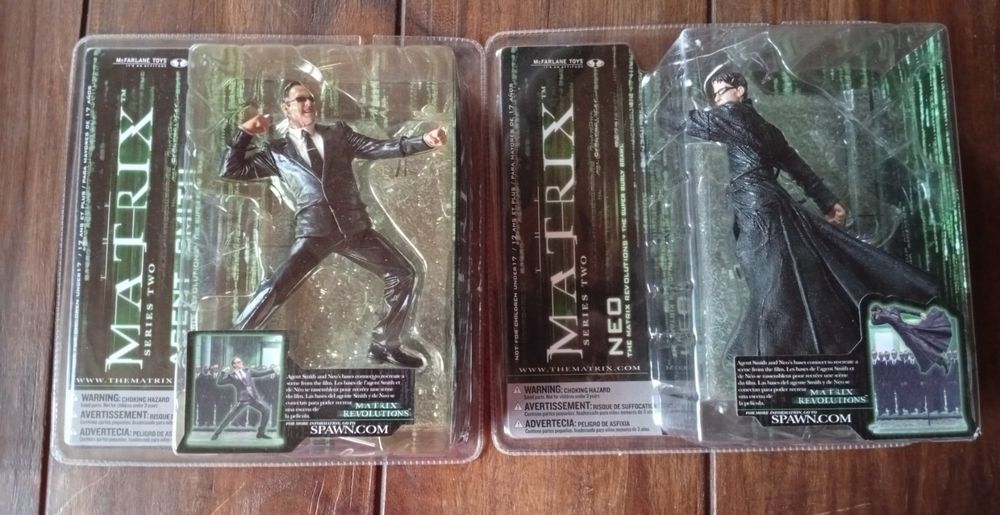 Figurine Matrix Neo et Agent Smith McFarlane Toys Neuf (Neu und ...