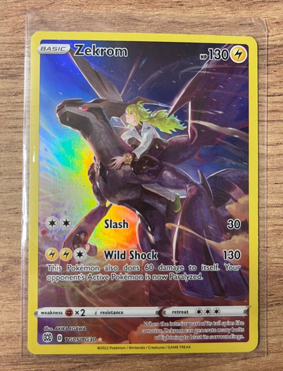 Zekrom Trainer Gallery TG05/30 Pokemon Brilliant Stars (Neu (gemäss ...
