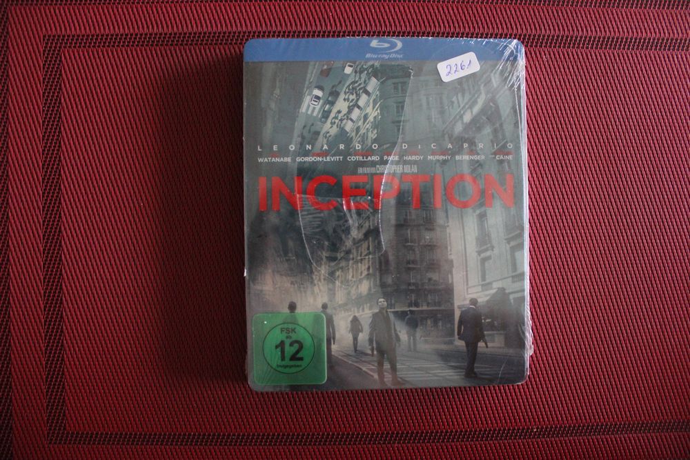 Inception - Steelbook Blu-Ray - Leonardo DiCaprio - Tom Hard (Neu und ...