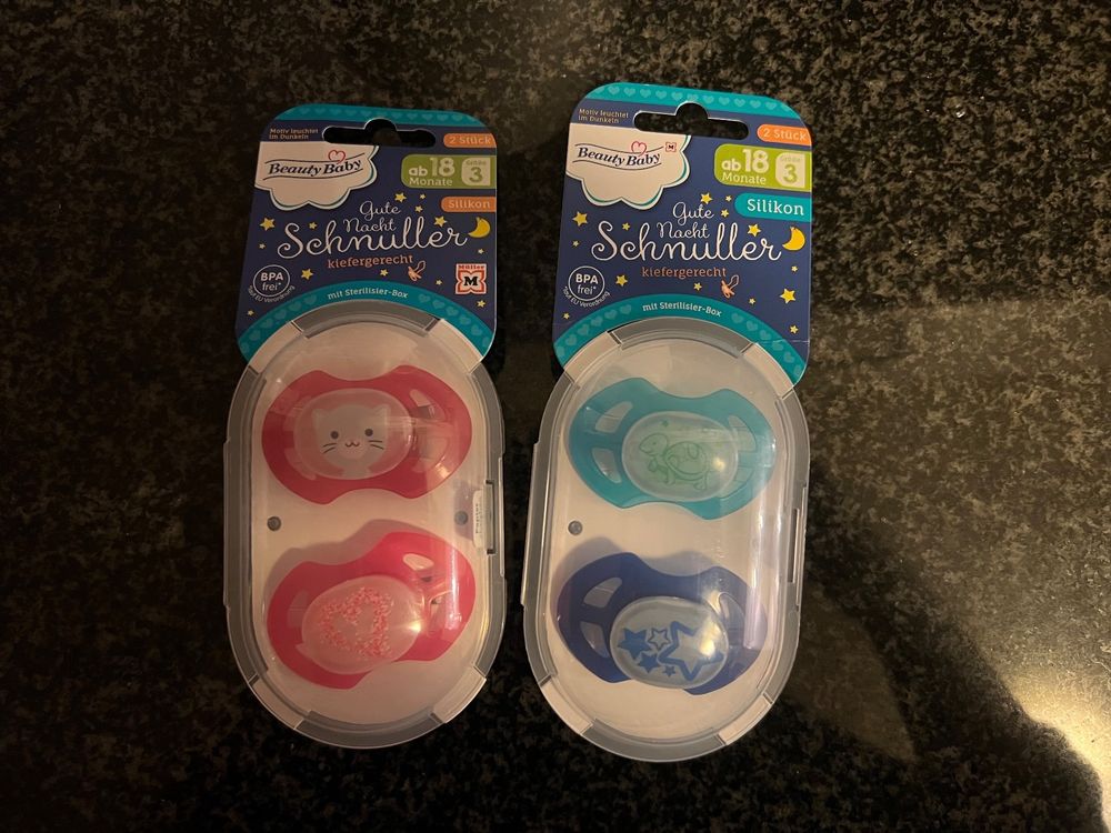4 neue Nuggis ab 18 Monate, Glow in the dark | Kaufen auf Ricardo