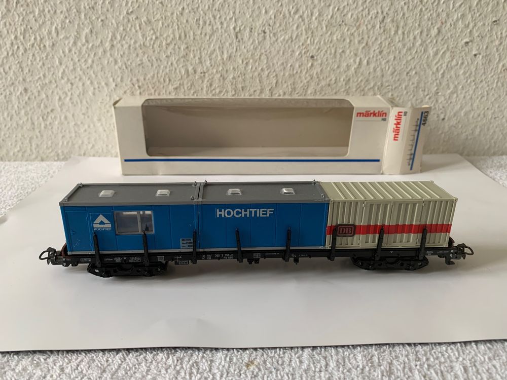 Märklin 4663 Flachwagen (Gebraucht) in Lenzburg für CHF 20 – mit ...
