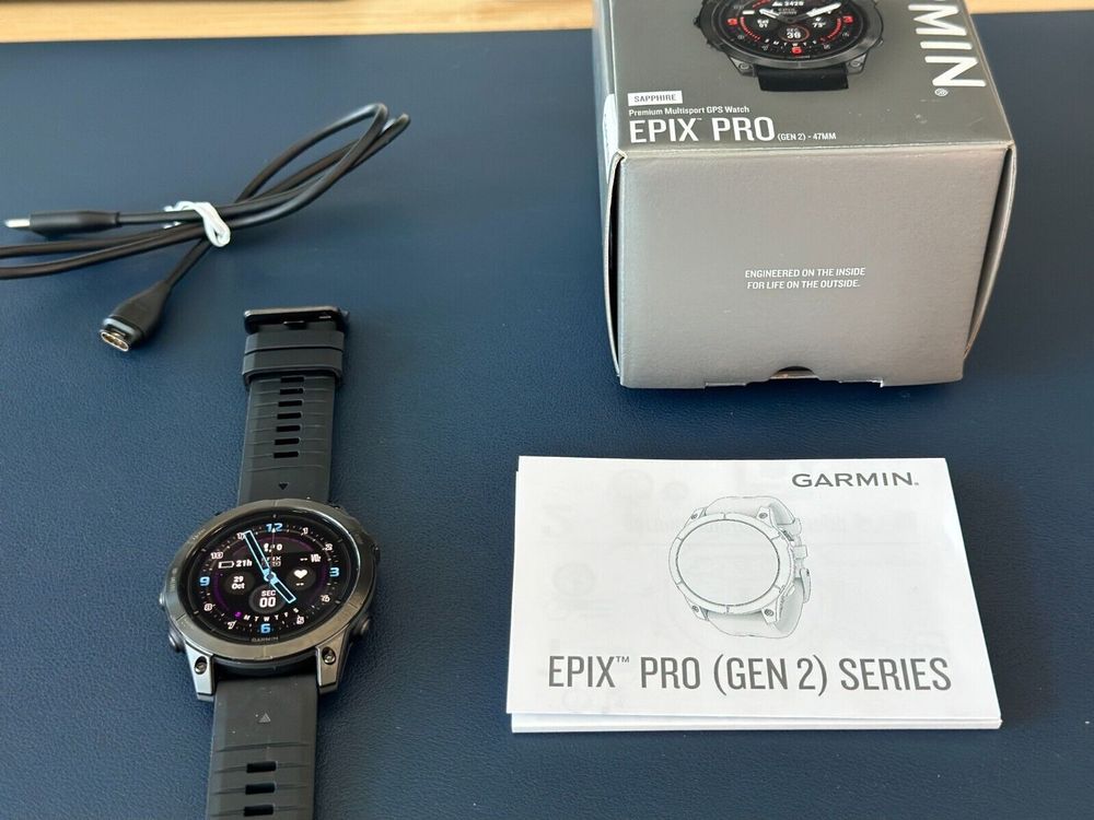 Garmin epix Pro (Gen 2) Sapphire 47mm GPS-Uhr | Kaufen auf Ricardo