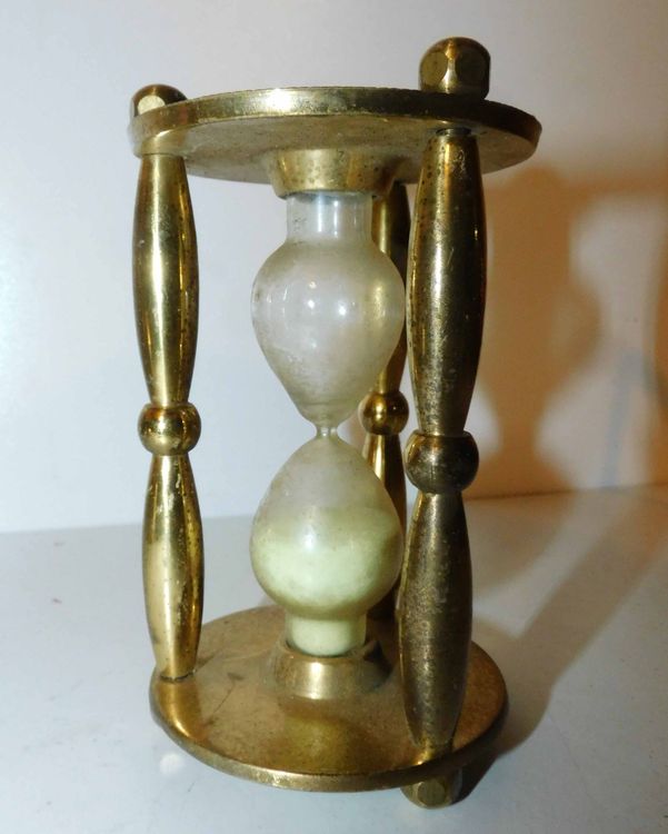 Neue Fundschätze Sanduhr messing alte kleine Sanduhr (Gebraucht) in ...