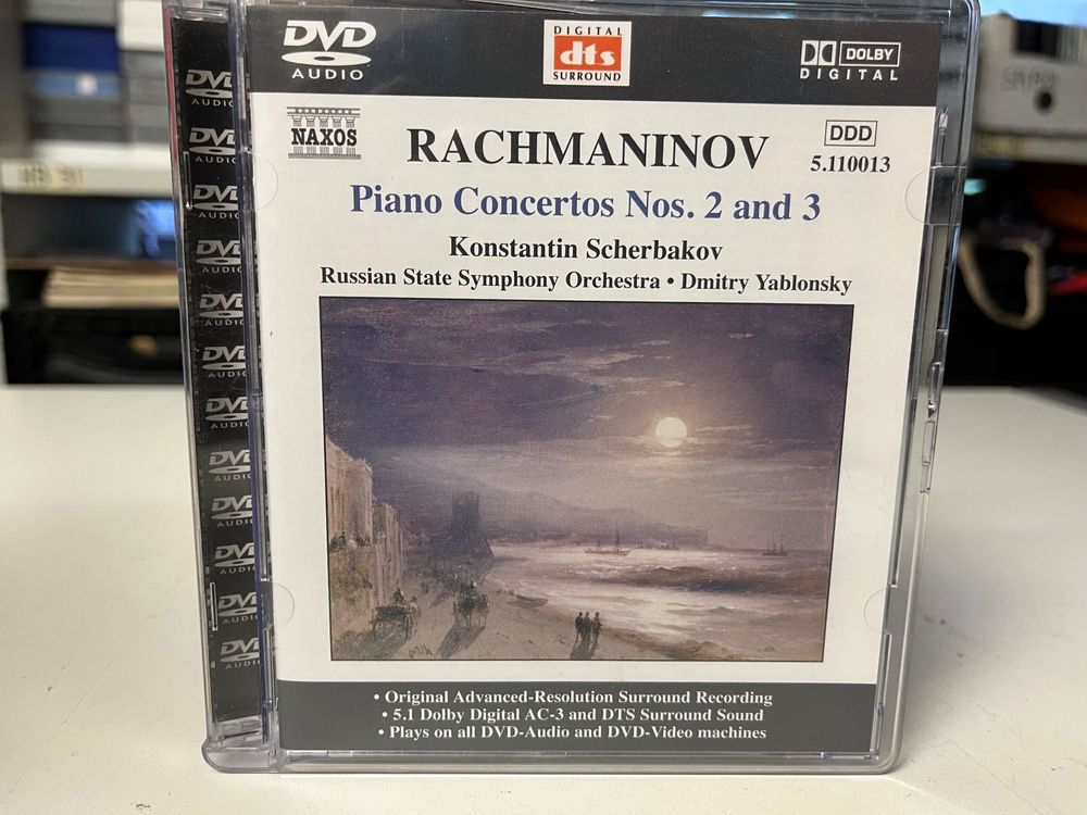 Rachmaninov - Piano Concertos Nos. 2&3 - DVD-Audio - SRA01B | Kaufen auf Ricardo