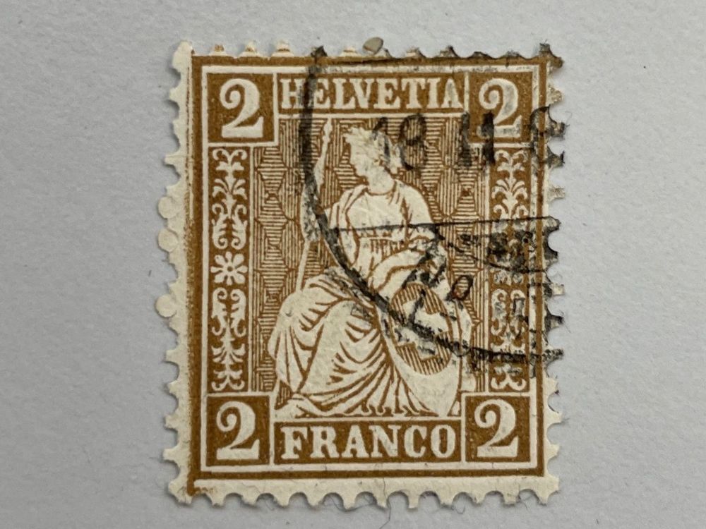 Sitzende Helvetia 2Rp, gestempelt | Kaufen auf Ricardo