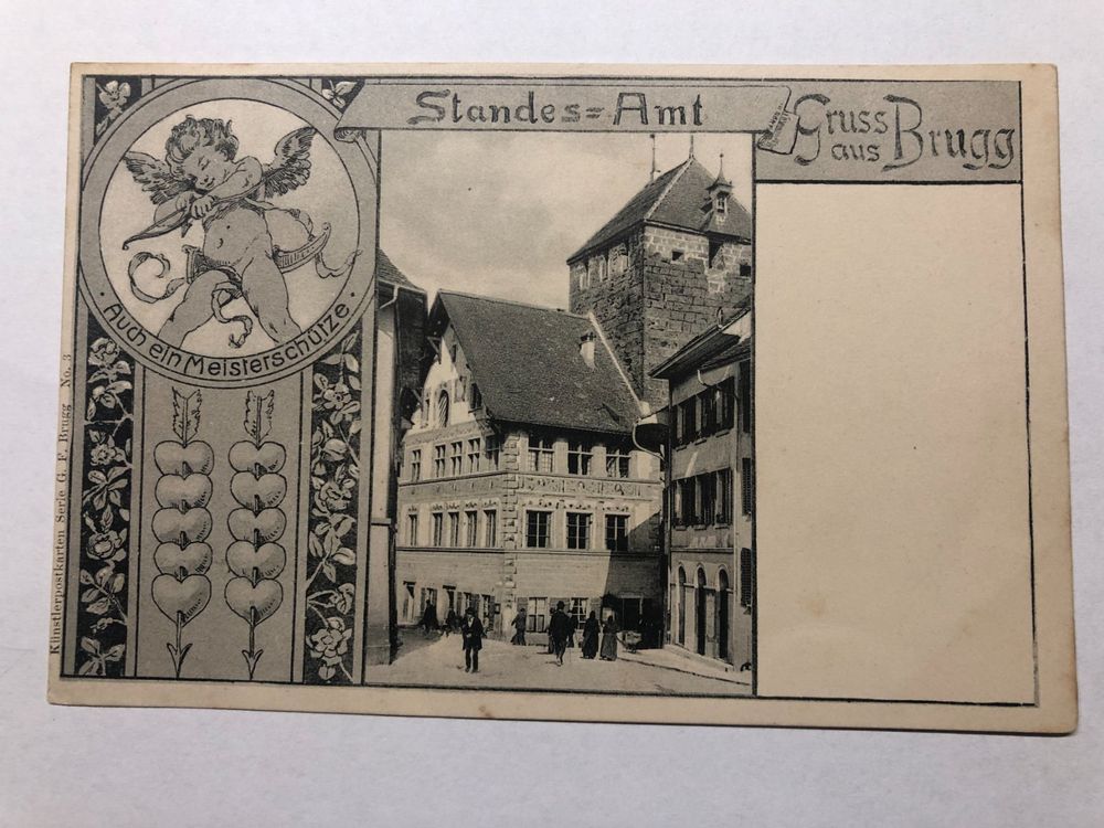 Gruss aus Brugg - Standes - Amt 1904 (Gebraucht) in Pfäffikon ZH für CHF 9 – mit Lieferung auf ...