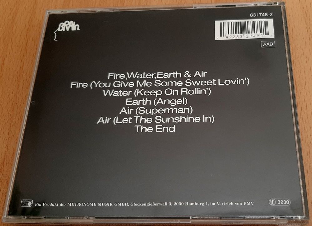 JANE Fire, Water, Earth & Air CD Krautrock (Gebraucht) in Frauenfeld ...
