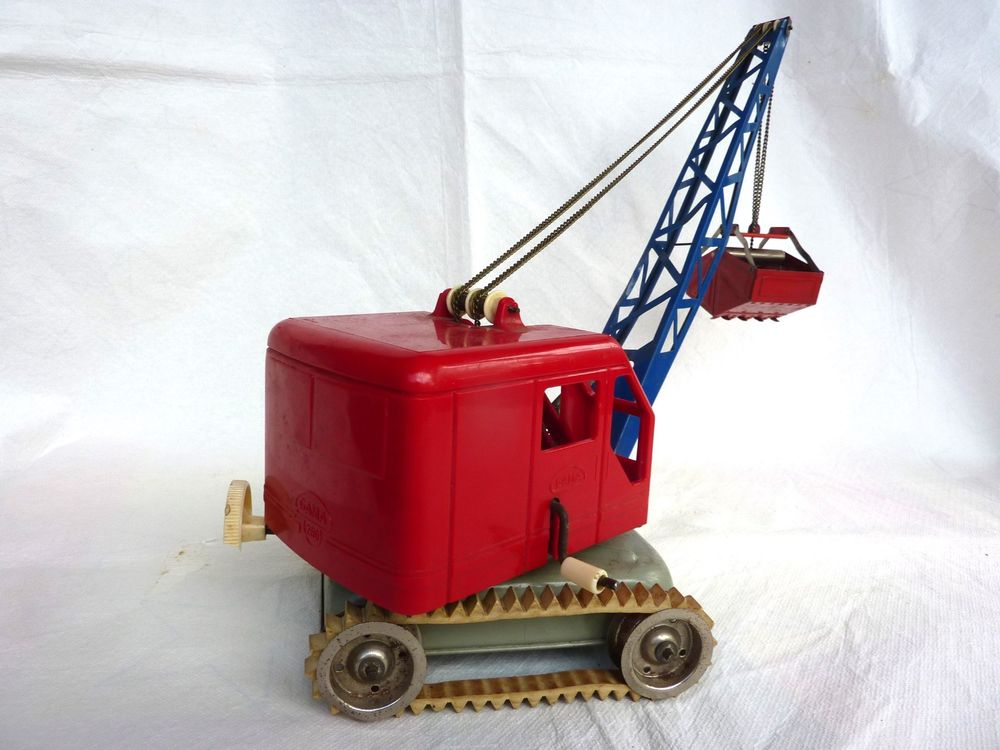 Spielzeug Bagger Gama 280, ca. 1960, Ketten-Raupenbagger (Gebraucht) in ...