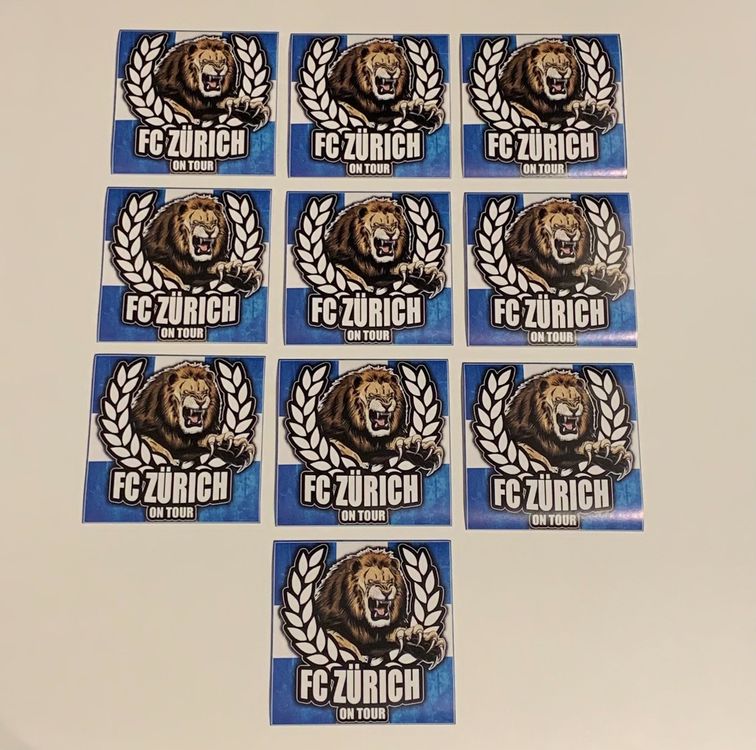 FCZ Sticker (Neu und originalverpackt) in Zürich für CHF 6 – mit ...
