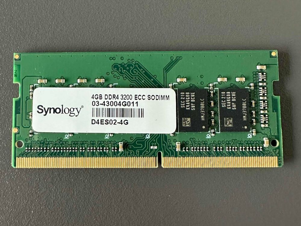 Synology RAM 4GB DDR4 3200 ECC SODIMM ab CHF 1.00 (Gebraucht) in ...