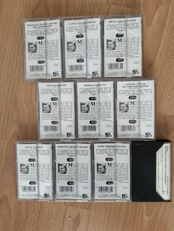 10 Kassetten Klassik für Kinder erzählt von Karlheinz Böhm (Gebraucht) in Ebikon für CHF 45 ...