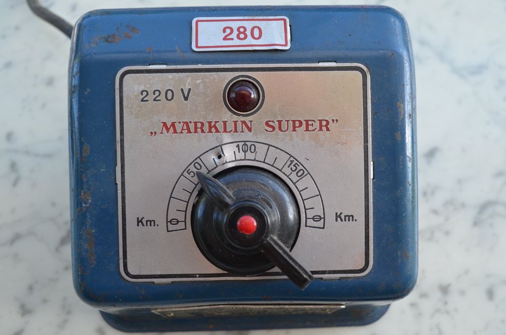 Ancien transformateur de Märklin article 280 et enrailleur | Kaufen auf ...