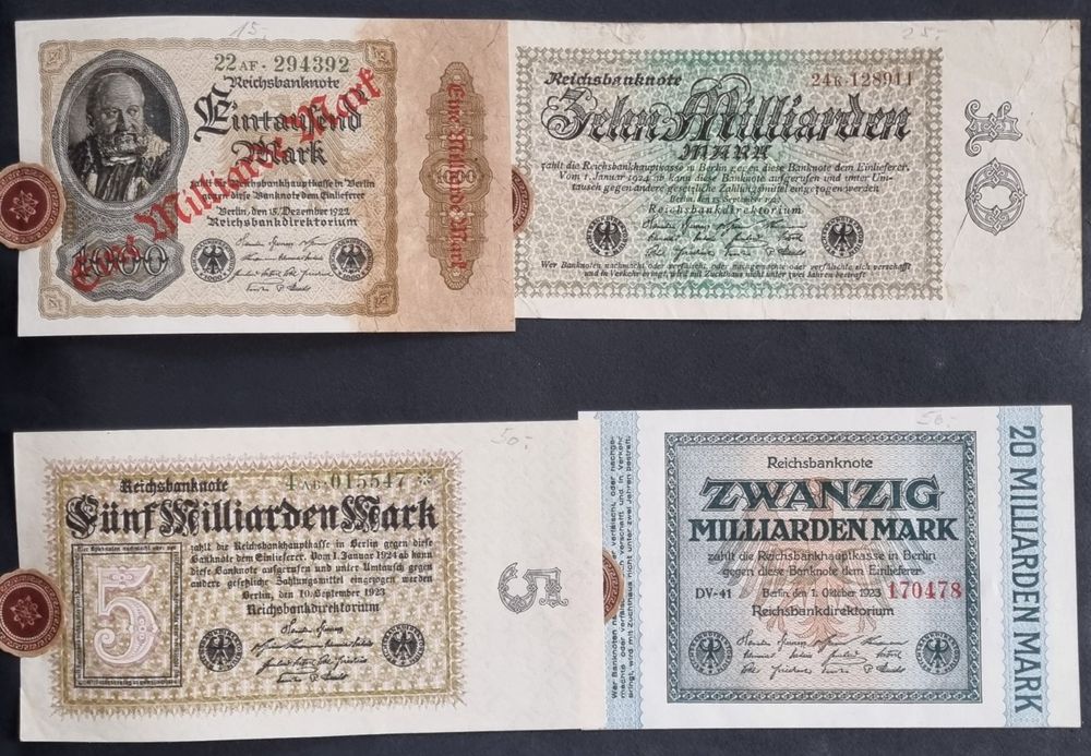 Deutsche Zahlungsmittel 1914-1924 Buch mit 100 Stk 290.00 | Kaufen auf Ricardo