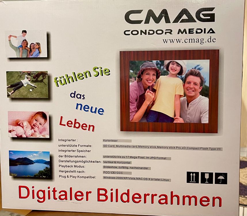 Bilderrahmen digital CMAG Condor Media 15" (Neu und originalverpackt ...