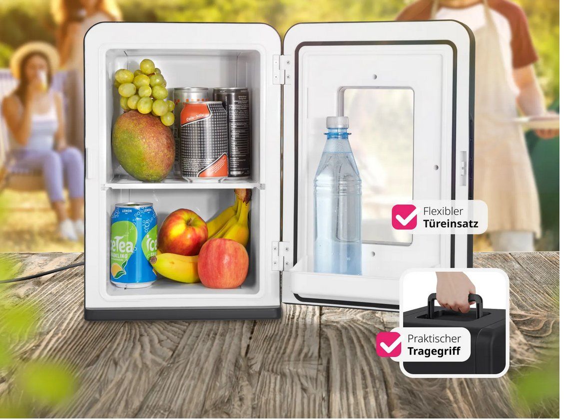 Tragbarer Mini-Kühlschrank 2 in 1 Kühl- und Heizfunktion, l (Neu ...