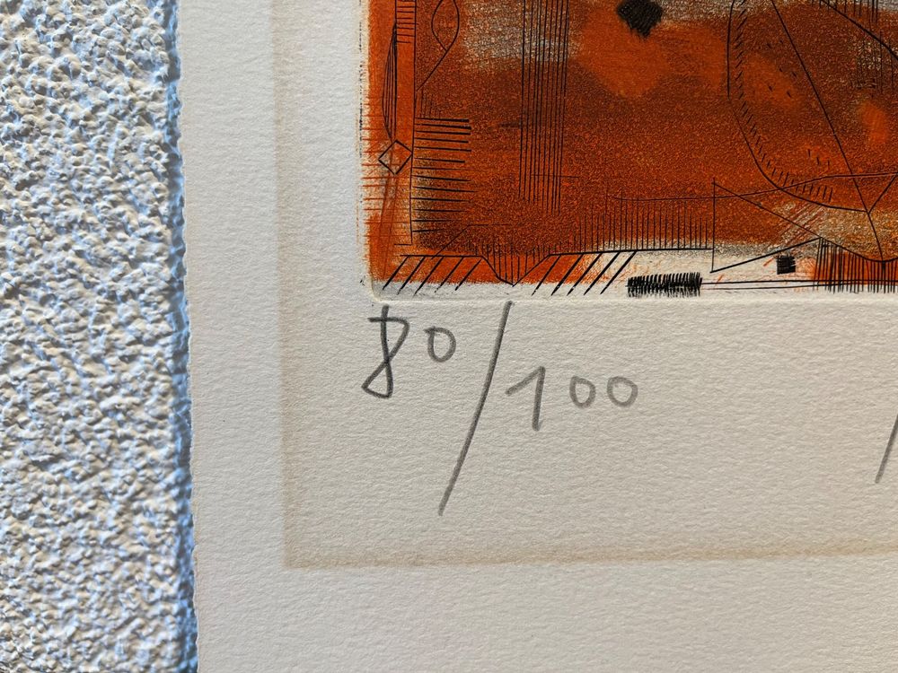 Walter Rudolf MUMPRECHT (1918-2019) - Orig. Farbradierung! | Kaufen auf Ricardo