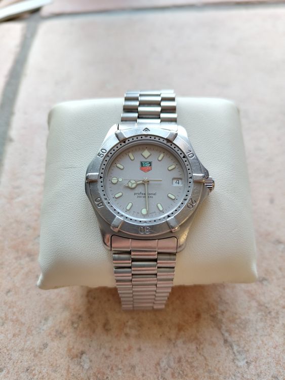 Tag Heuer Professional 200m, 37mm diamètre quartz 962.206R (D'occasion ...