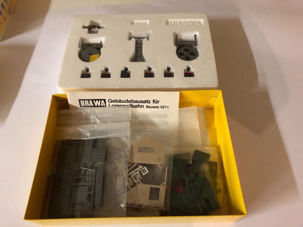 BRAWA H0 Lorenseilbahn-Set 6210+6211 (Neu und originalverpackt) in ...
