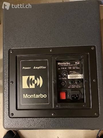 Power Amplifier Montarbo TYP 110 A (Gebraucht) in Affeltrangen für CHF ...