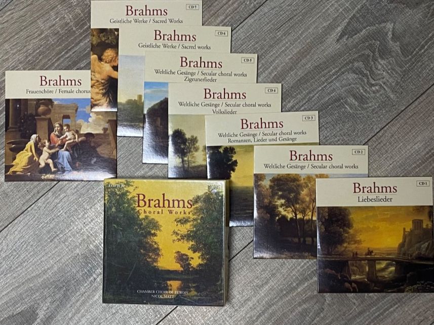 Brahms - Choral Works 8 CD - komplette klassik Orchester Top (Neu ...