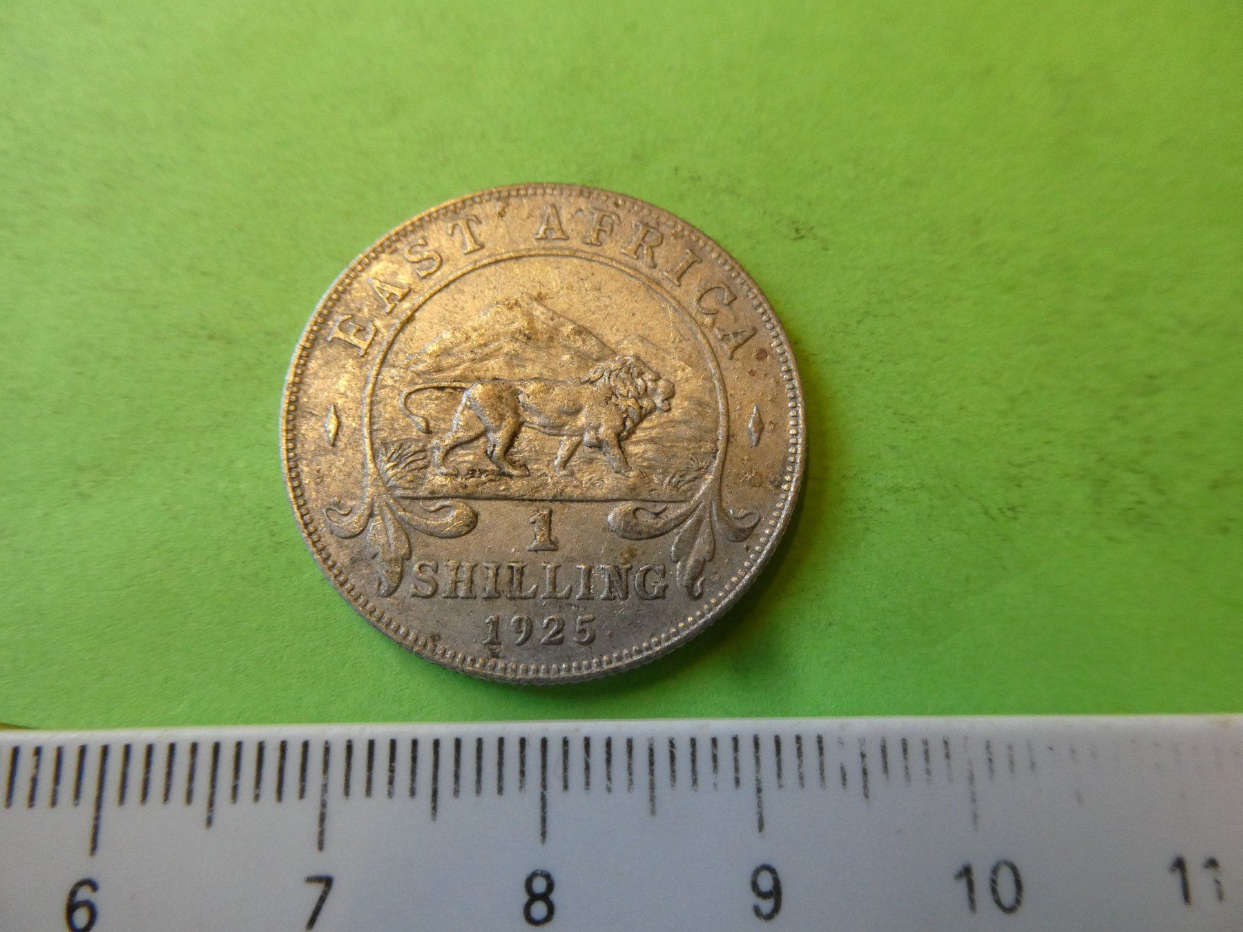 British East Africa 1925, 1 Shilling - Silber .250 (Gebraucht) in ...