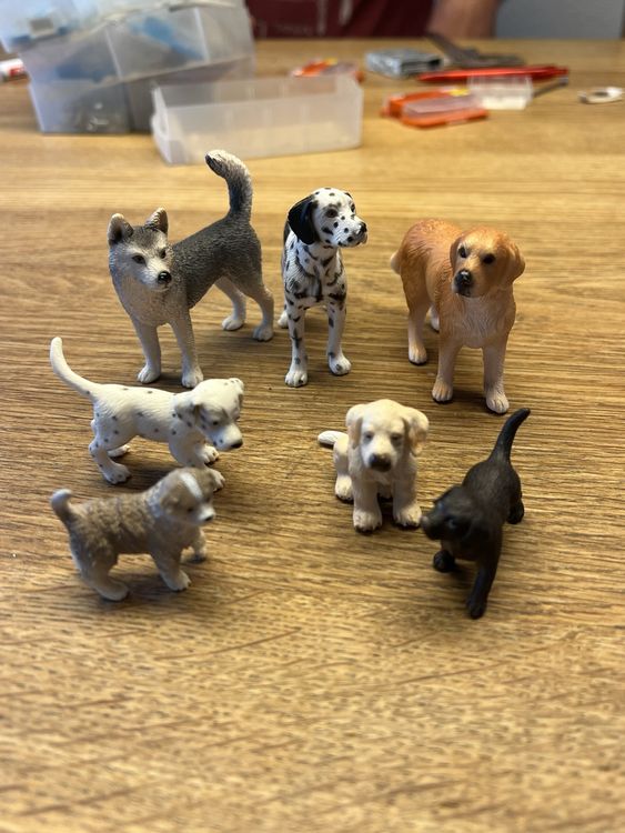 Schleich 7 Hunde (Gebraucht) in Geroldswil für CHF 25 – mit Lieferung auf Ricardo kaufen