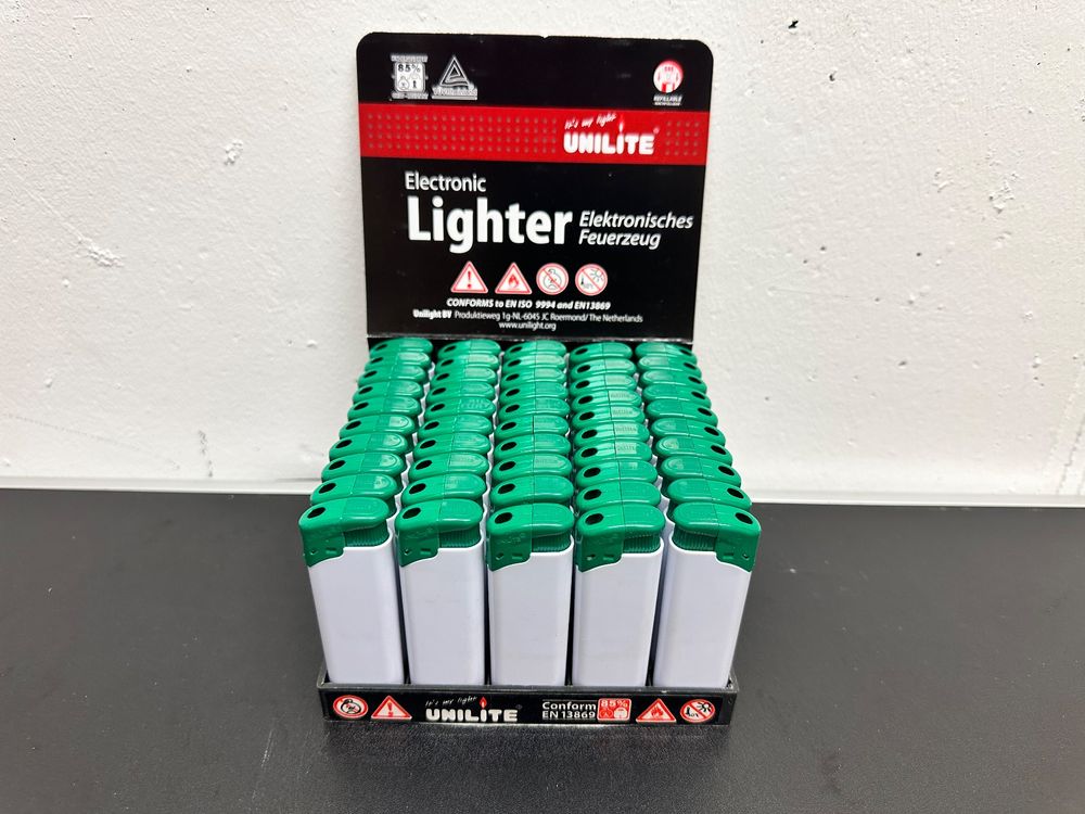 Neu Display Feuerzeug weiss (50x) | Kaufen auf Ricardo