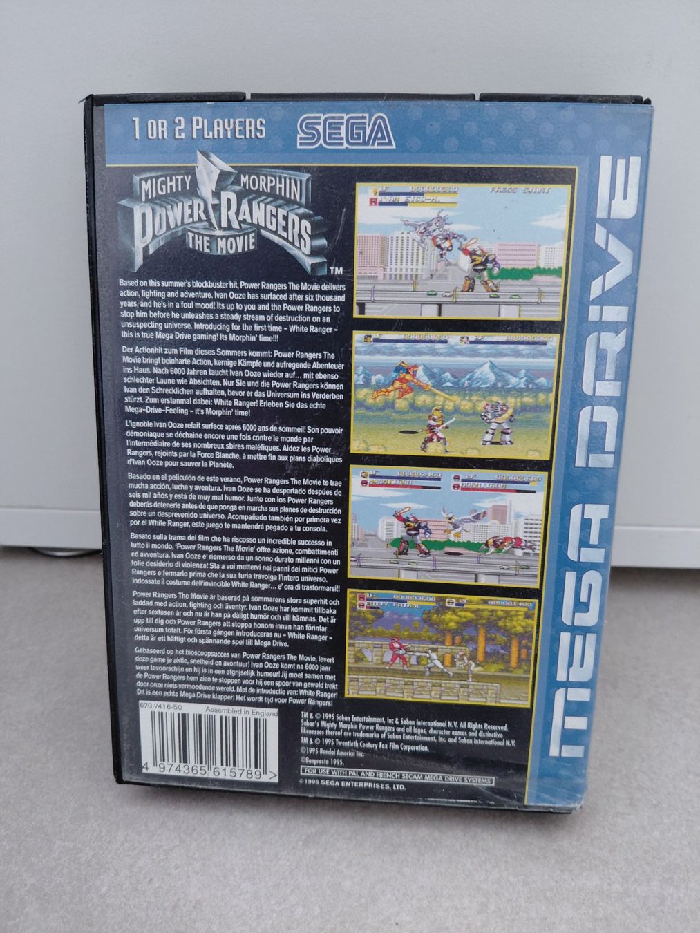 Power Rangers The Movie (Mega Drive) (Gebraucht) in Uezwil für CHF 49.9 ...