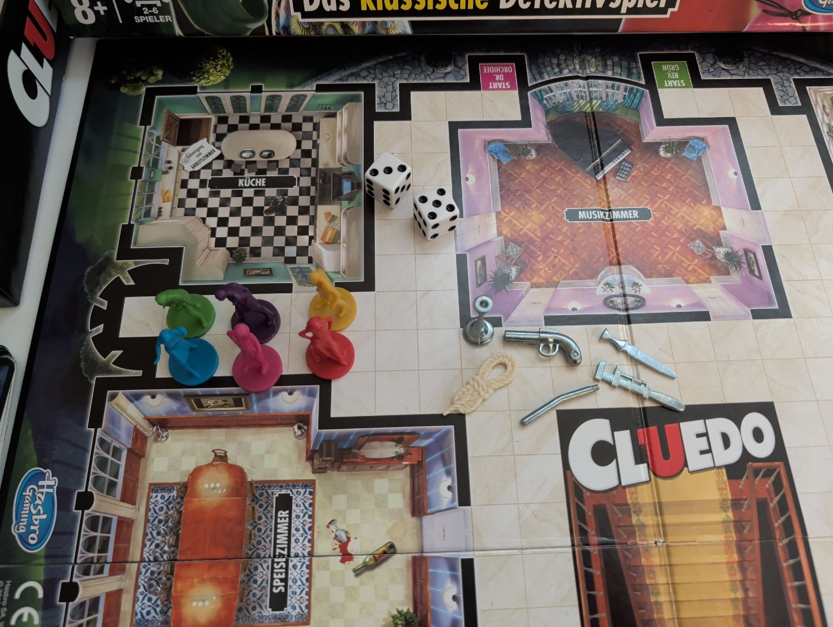 Cluedo - Das klassische Detektivspiel, komplett & top! (Gebraucht) in ...